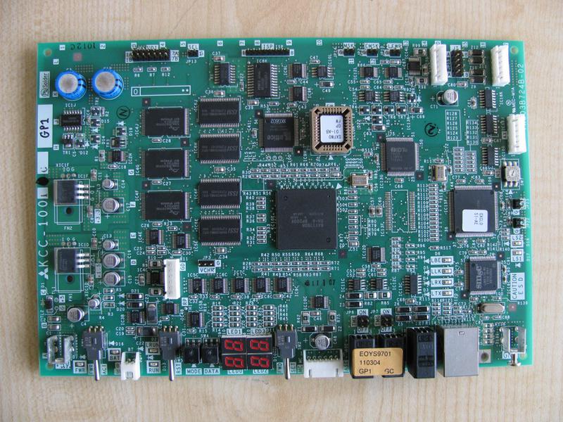 Mitsubishi Elevator Spare Parts KCC-1001C PCB Group Control Panel Board